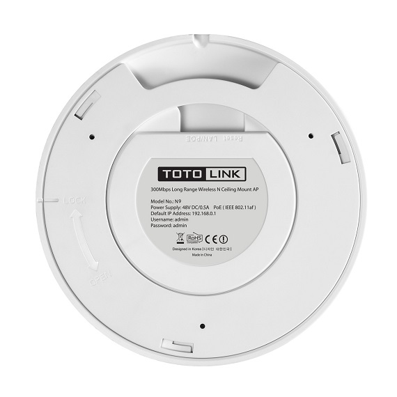 Thiết Bị Mạng Access Point - AP ToToLink N9