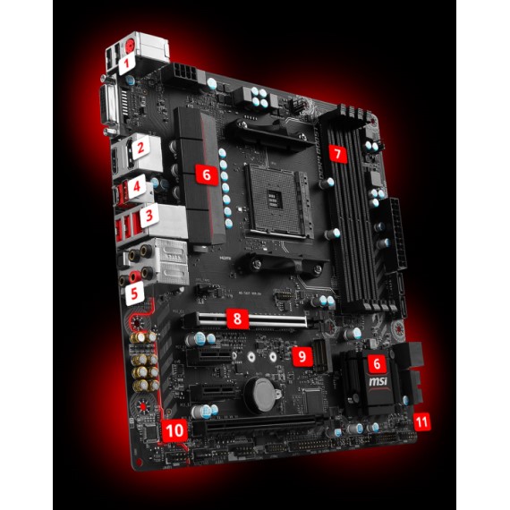 Mainboard MSI B350M MORTAR